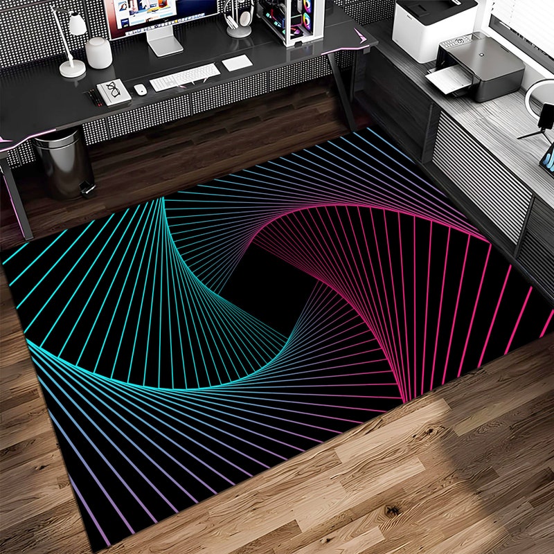 Gamer Area 3d Rug - Etsy