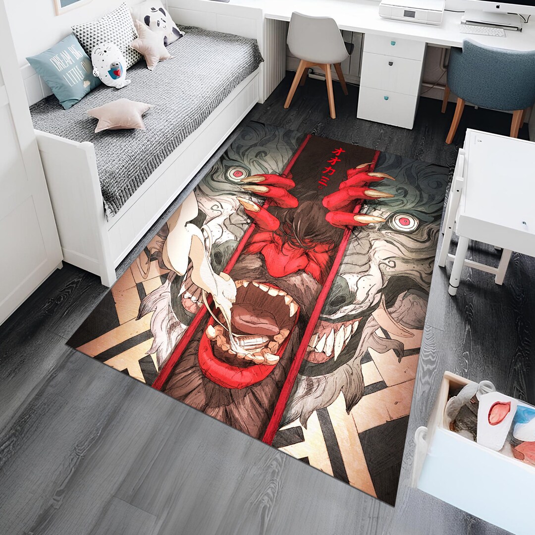 Devil Rug,satanic Rug,demon Rug,gothic Rug,horror Art Rug,horror Decor ...