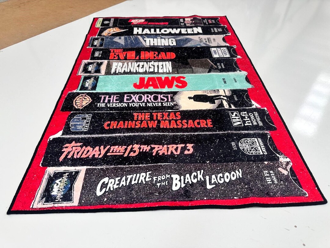 Horror Movie Rug, Movie Rug, Horror Rug, Fear Rug, Popular Rug ...