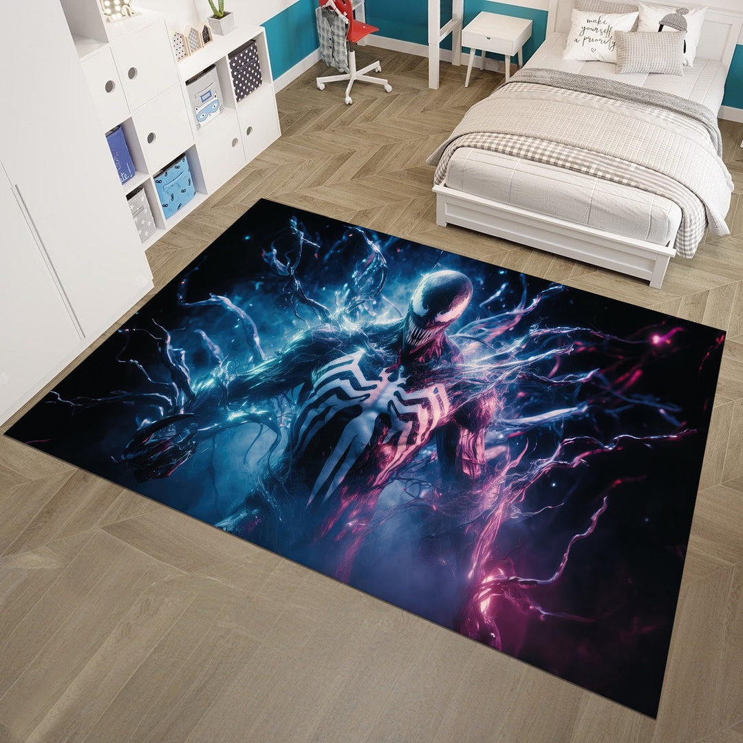 Venom Rug,spiderman Rug,themed Rug,fantastic Rug,area Rug,kids Rug ...