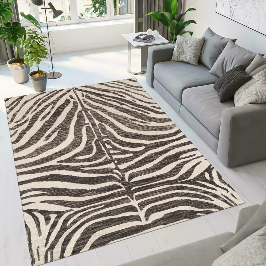 Zebra Pattern Rug,animal Pattern Rug,modern Rug,aesthetic Rug,colorful ...