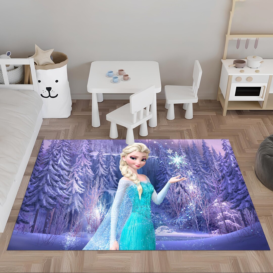 Frozen Rug,elsa Rug,cute Rug,colorful Rug,kids Rug,personalized Rug ...