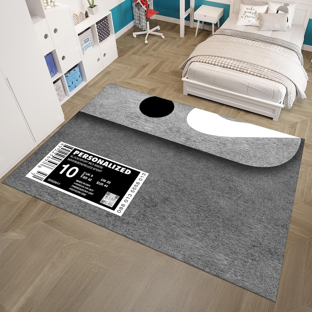 Sneaker Box Rug,sneaker Label Rug,shoes Box Rug, Sport Rug, Rugs for ...