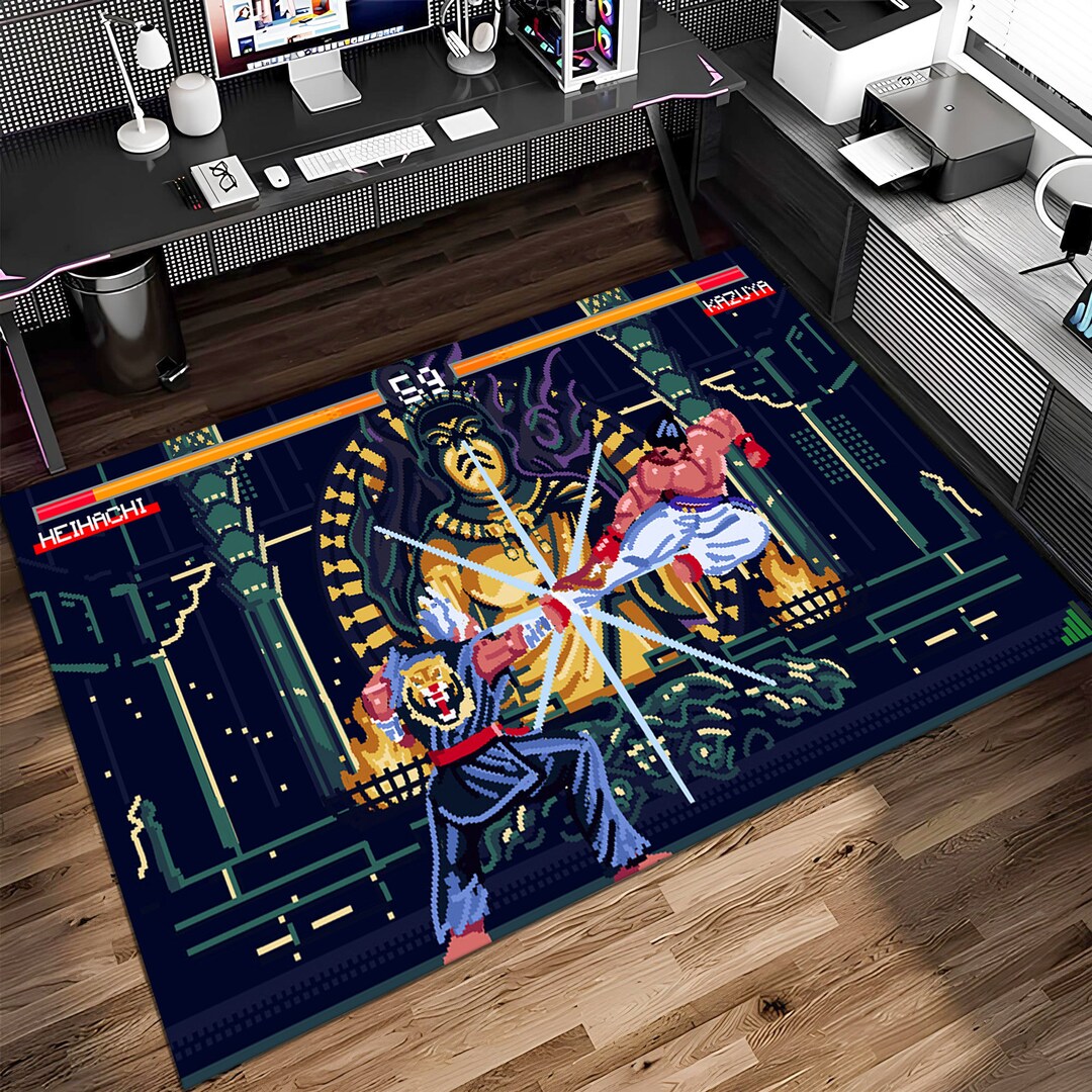 Retro Game Rug,game Rug,gaming Rug,colorful Rug,play Room Rug, Game ...