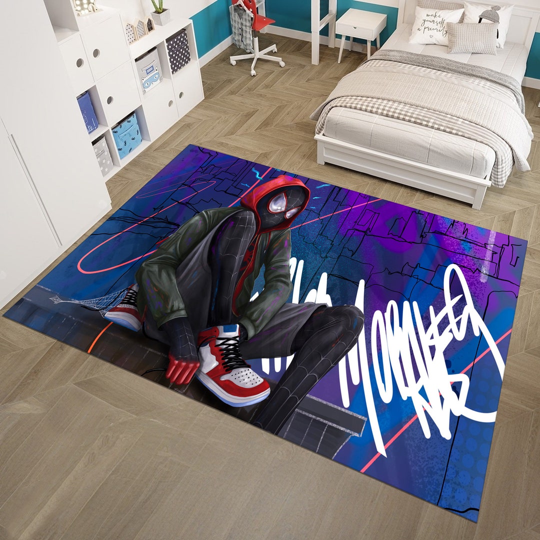 Spiderman Rug,super Hero Rug,fantastic Rug,shoes Rug,area Rugs,nursery ...