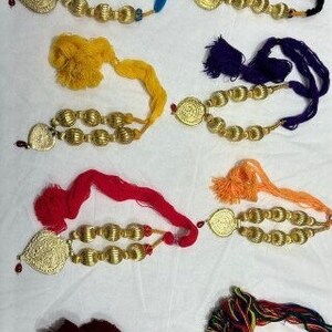 Multi Colour Option Kaintha Necklace Punjabi Folk Cultural Bhangra ...