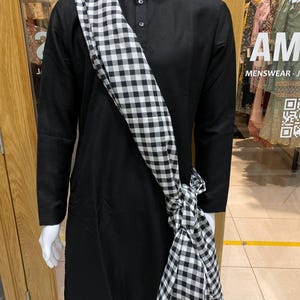 Chequered Shawl Punjabi Gingham Dabbi Check Parna Fabric Turban Pagh ...
