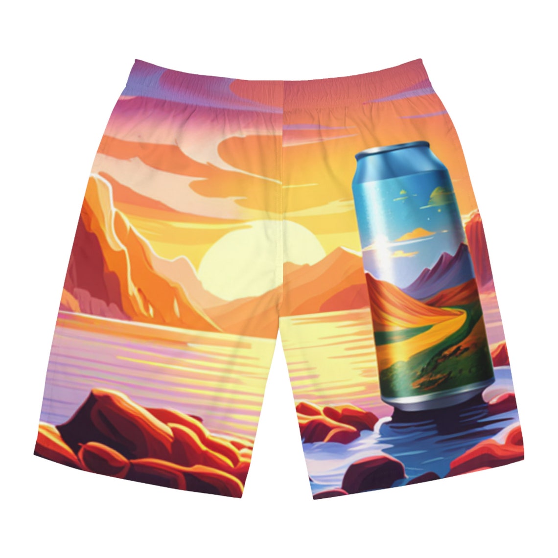 Beer Funny Men's Board Shorts Swim Trunks AOP - Etsy