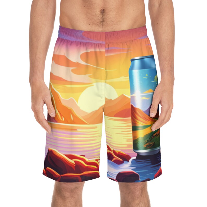 Beer Funny Men's Board Shorts Swim Trunks AOP - Etsy