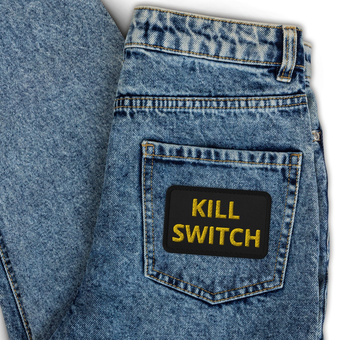 Liminal Space Clothing Kill Switch Embroidered Patch - Etsy