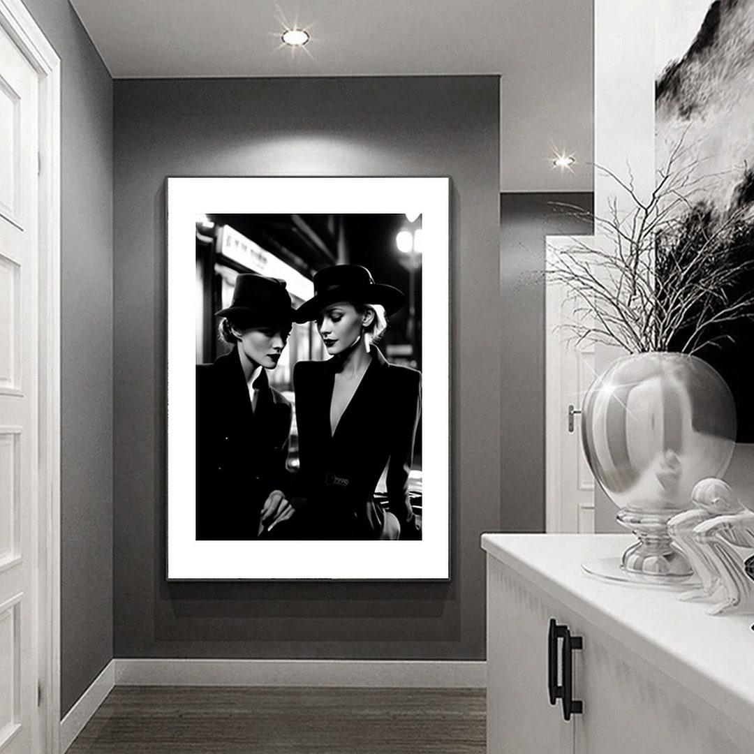 Dandy Ladies Black and White Photography of Female Dandies Downloadable ...