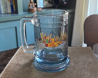 Vintage Princess House Crystal Colonial Game Bird Series Beer Mug - Etsy