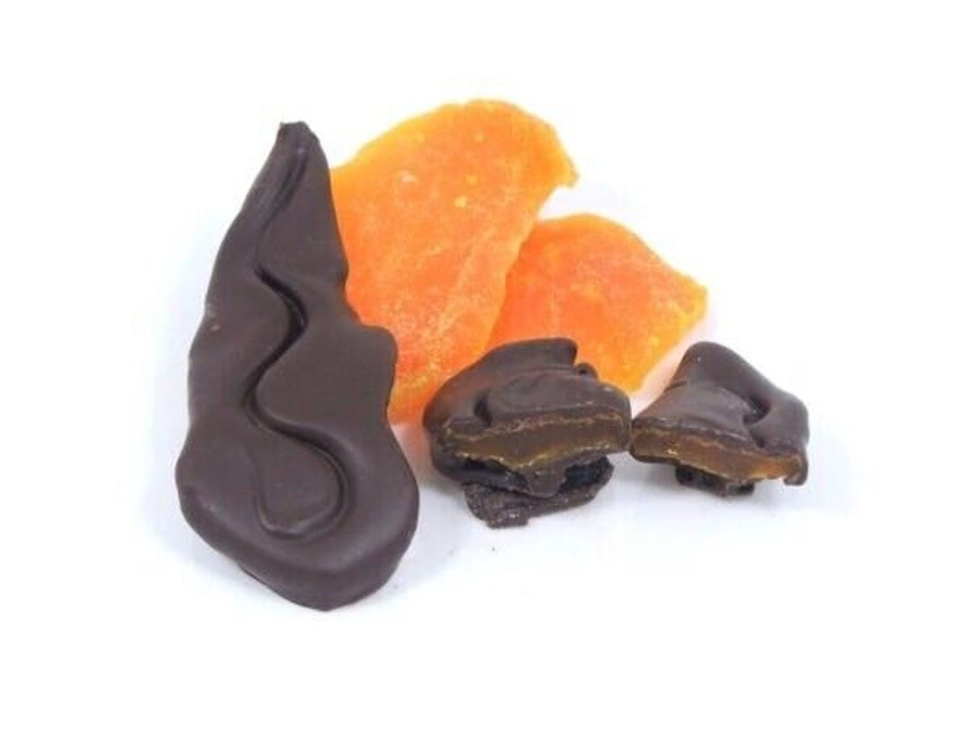 Philippine Brand Dried Mangoes in Dark Chocolate Exotic Mango Strips ...