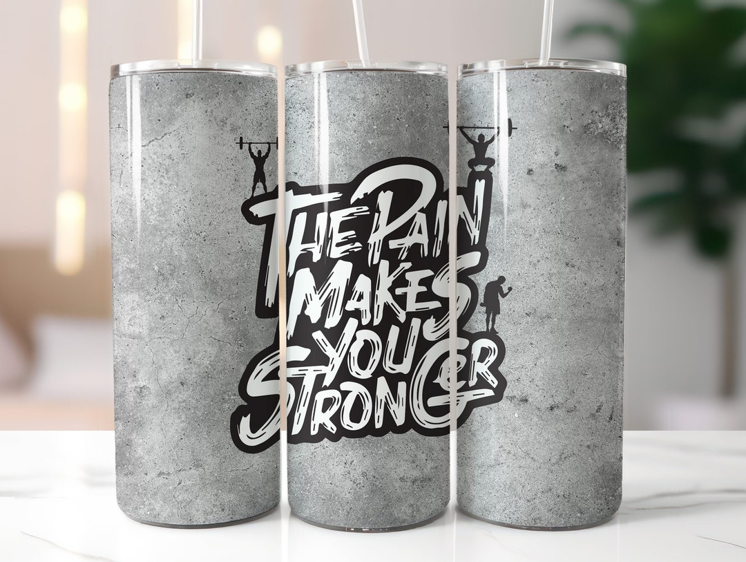 Gym Tumbler, Gym Quotes Tumbler, Gym Tumbler Sublimation Design ...
