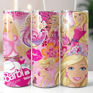 Barbie Tumbler - Etsy