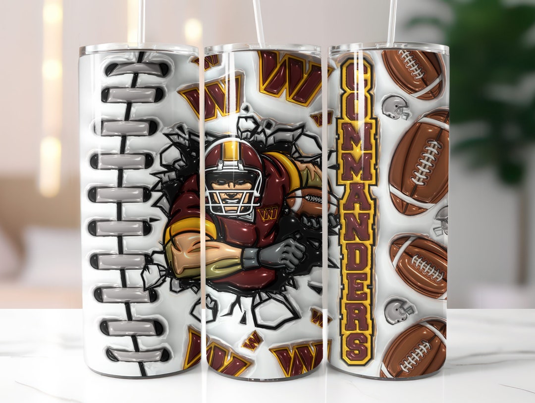 Commanders Tumbler Wrap,commanders Wrap Png,washington Tumbler Wrap ...