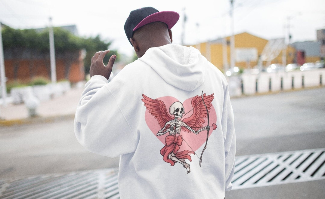 Valentine's Skeleton ,gothic Cupid Skeleton SVG/PNG/DXF , Edgy ...