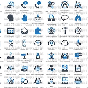 10000 Business Professional Icon Set Pack - Etsy