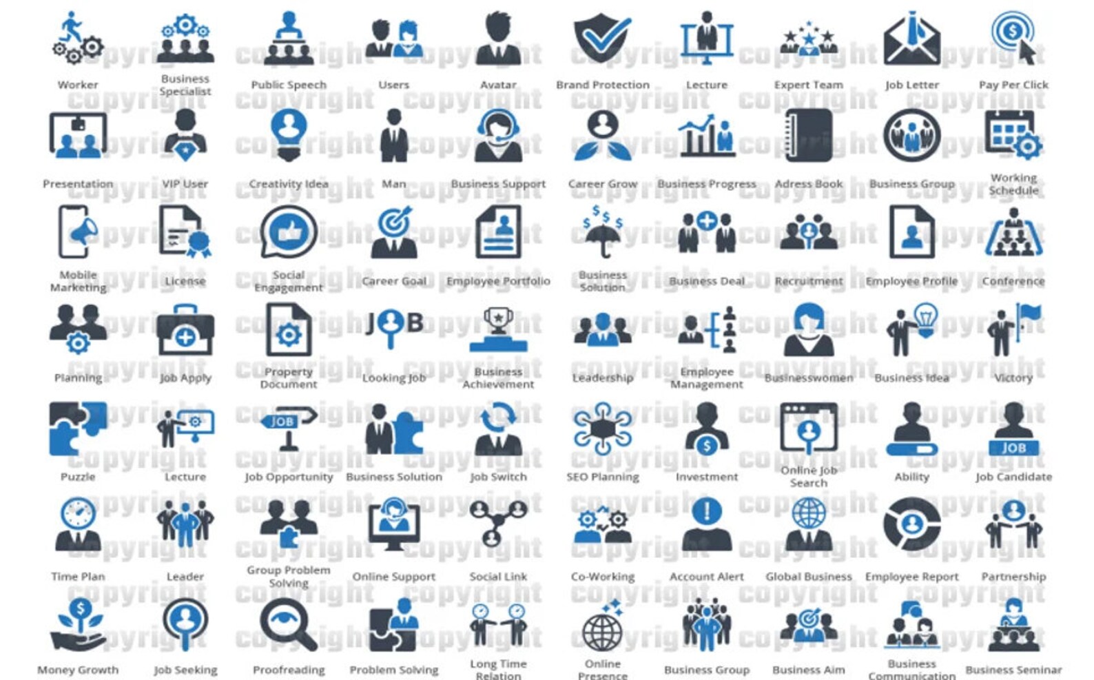 10000 Business Professional Icon Set Pack - Etsy