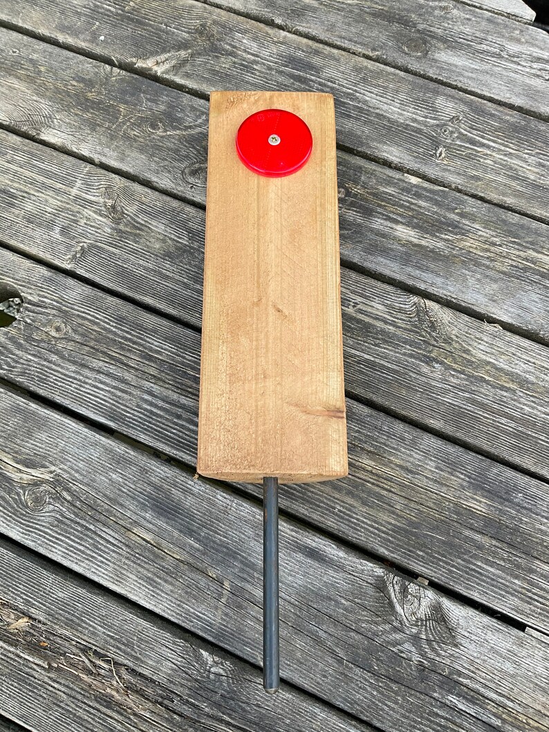 Push in Ground Boundary Verge Post, Optional Reflector - Etsy UK