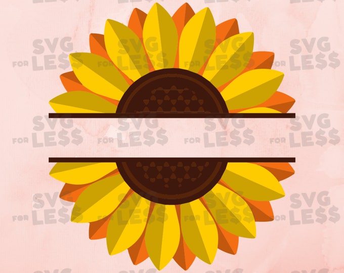 Sunflower Svg, Sunflower Pattern Svg, Car Stickers, Flowers, Png, Svg ...