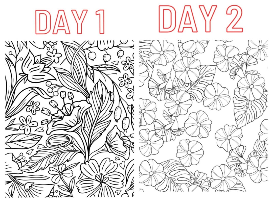 Drawing Challange for Adults and Kids, Drawing Book,printable Colouring ...