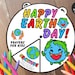Earth Day Coloring Wheel, Earth Day Activity, Earth Day Preschool ...