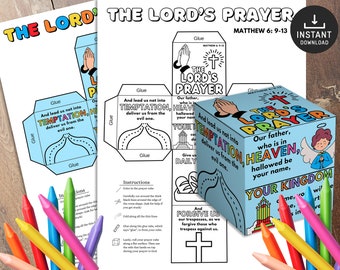 The Lord Prayer Printable - Etsy