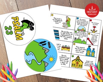 Psalm 119:11 Sunday School Craft Printable Kids Bible Lesson Activity ...