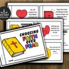 Ten Commandments Cube, Printable Bible Activity, Watercolor, Kids Bible ...