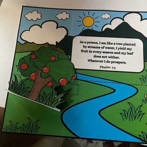 Psalm 1:3 Paper Craft, Psalm, Bible Activity, Sunday School Craft, Kids ...