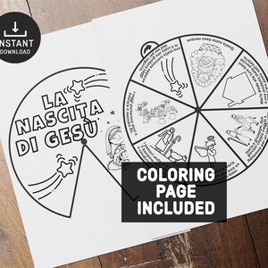 Coloring Wheel Bundle, Printable Bible Activity, Kids Bible Lesson ...