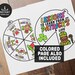 St Patricks Coloring Wheel, Shamrock Bible Activity, Printable Kids ...