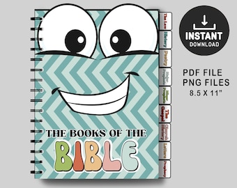 Books of the Bible Flashcards, Old and New Testament, 66 Books, Bible ...