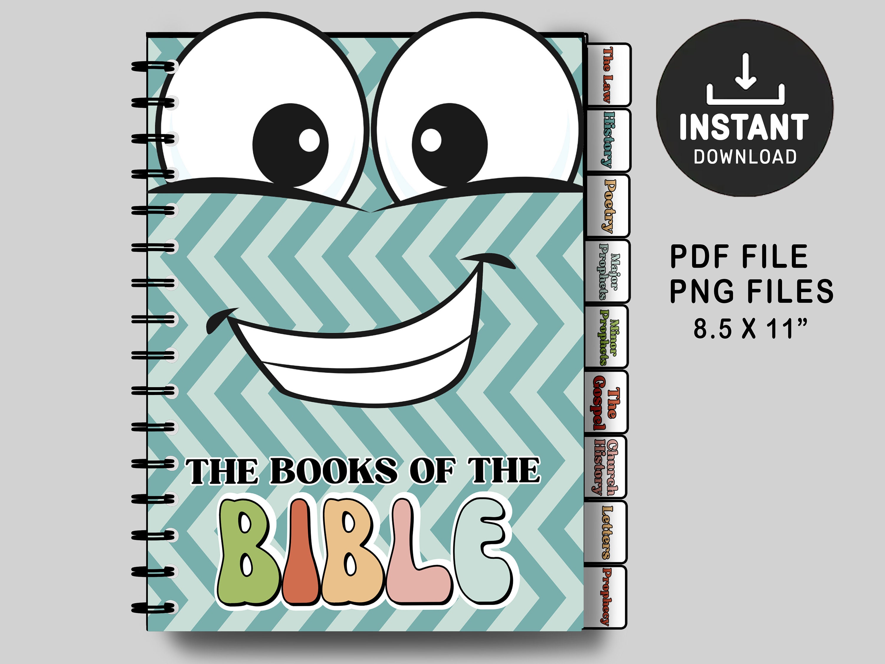 Books of the Bible Flip Book, Old and New Testament, 66 Books, Bible ...