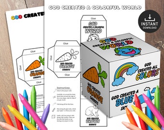 God's Creation Scavenger Hunt, Sunday School Activity, Christian Kids ...