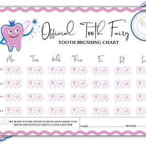Printable Mini Tooth Fairy Set Blue With Envelope, Receipt and Fairy ...