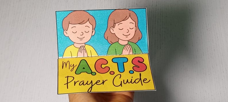 Acts Prayer Craft, Printable Prayer Sheets Acts, Sunday School, Prayer ...