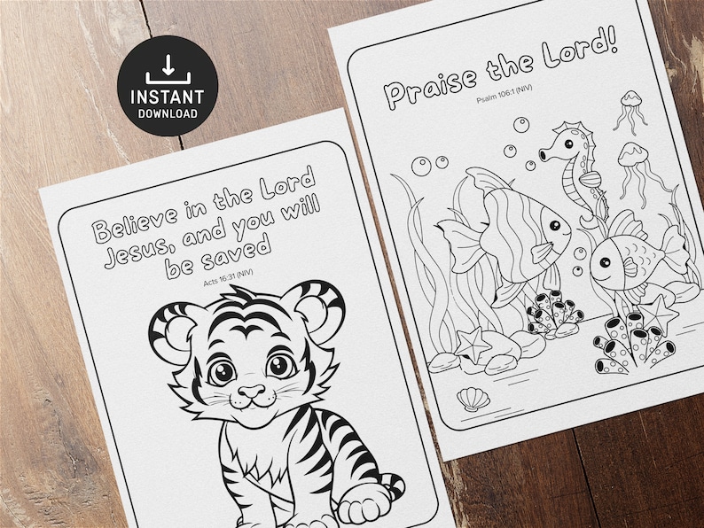 Bible Verse Coloring Pages for Preschoolers, Preschool Bible Verses ...
