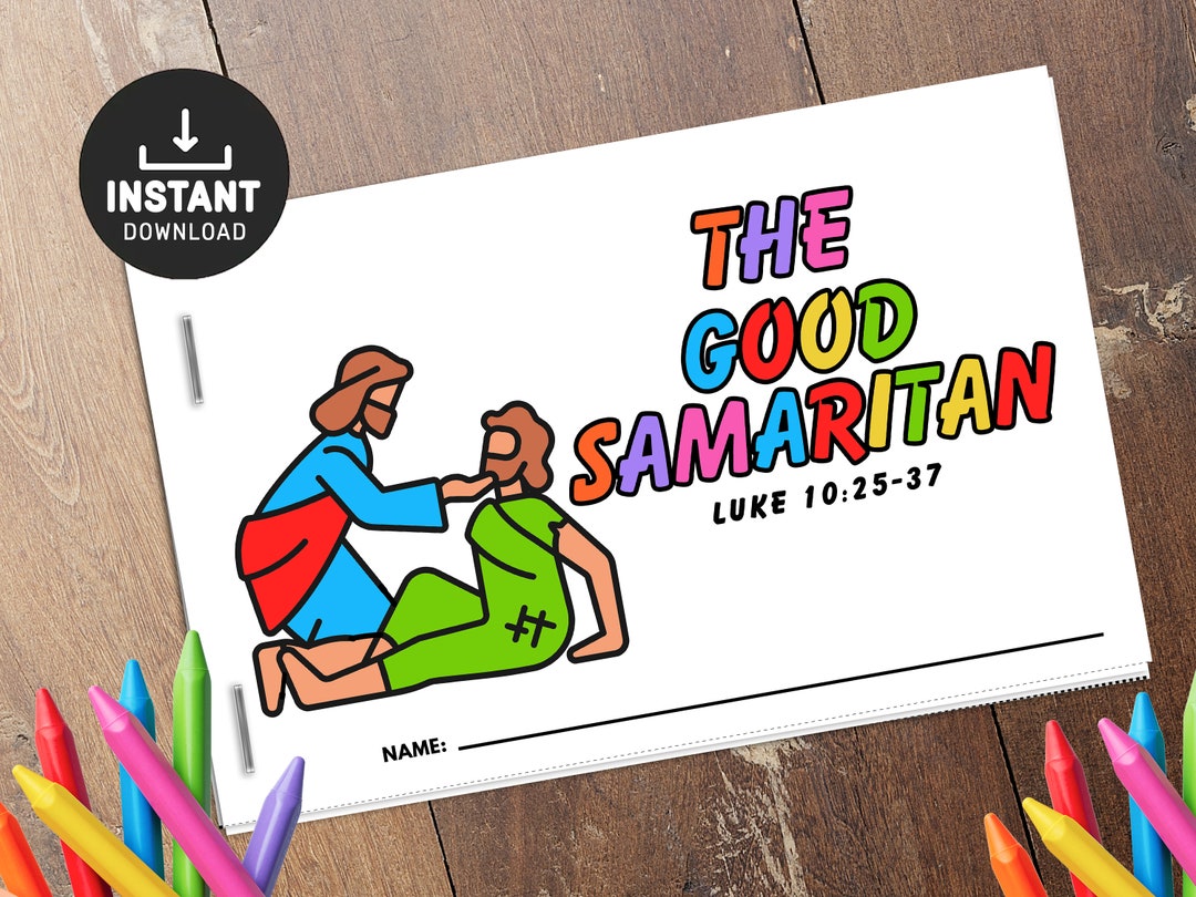 Good Samaritan, Sunday School, Church Kids Activity, Sunday Activities ...