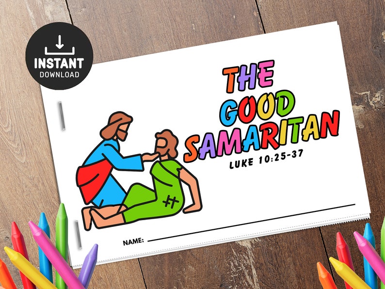 Good Samaritan, Sunday School, Church Kids Activity, Sunday Activities ...