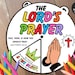 The Lord's Prayer Coloring Wheel, Bible Activity, Kids Bible Lesson ...
