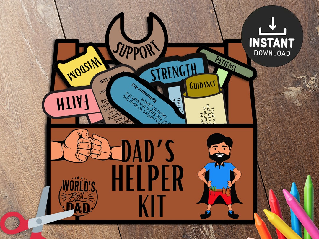 Father's Day Toolbox Craft, Gift for Dad, Father's Day, Church Craft ...