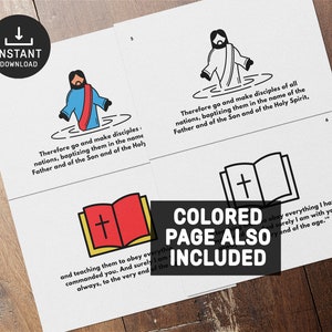 The Great Commission, Sunday School, Church Kids Activity, Sunday ...