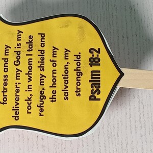 Shield of Faith Fan Craft, Bible Activity, Printable Shield of Faith ...