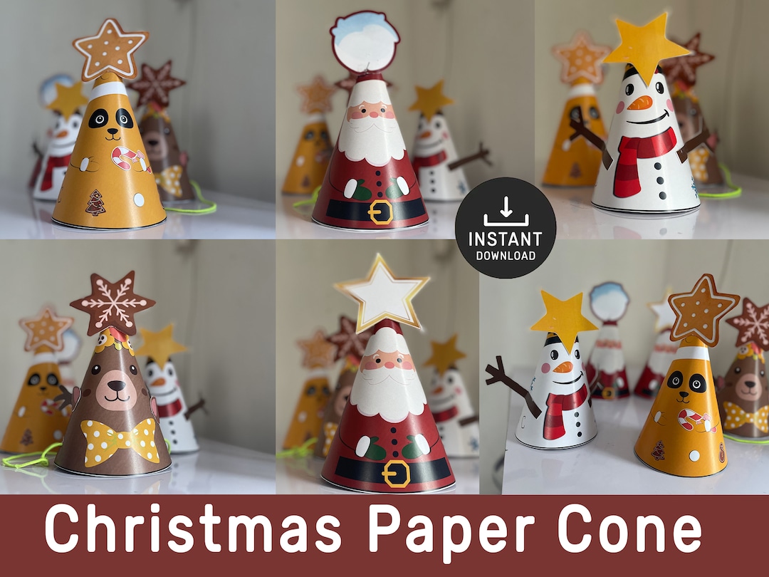 Christmas Paper Crowns Coloring Activity Printable Kids Craft Hats ...