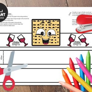 Passover Paper Crown, Passover Craft, Passover Activity, Bible Activity ...