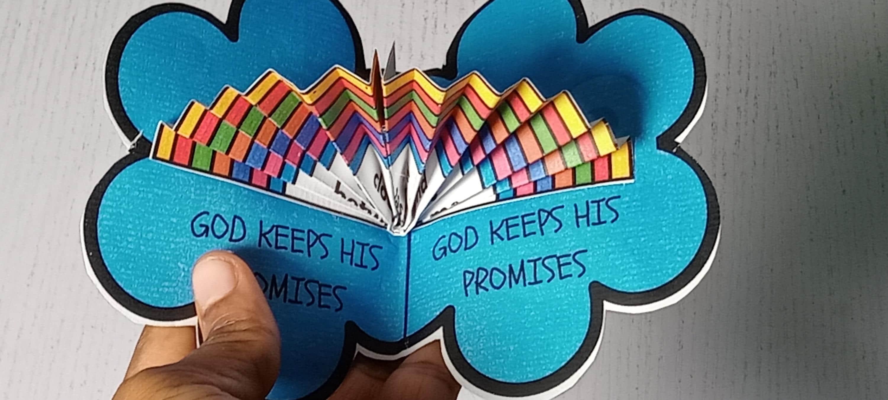 God Keeps His Promises Craft , Bible Activity, Kids Bible Lesson ...