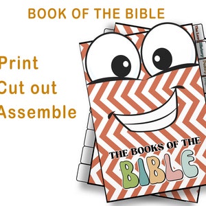 Books of the Bible Flip Book, Old and New Testament, 66 Books, Bible ...