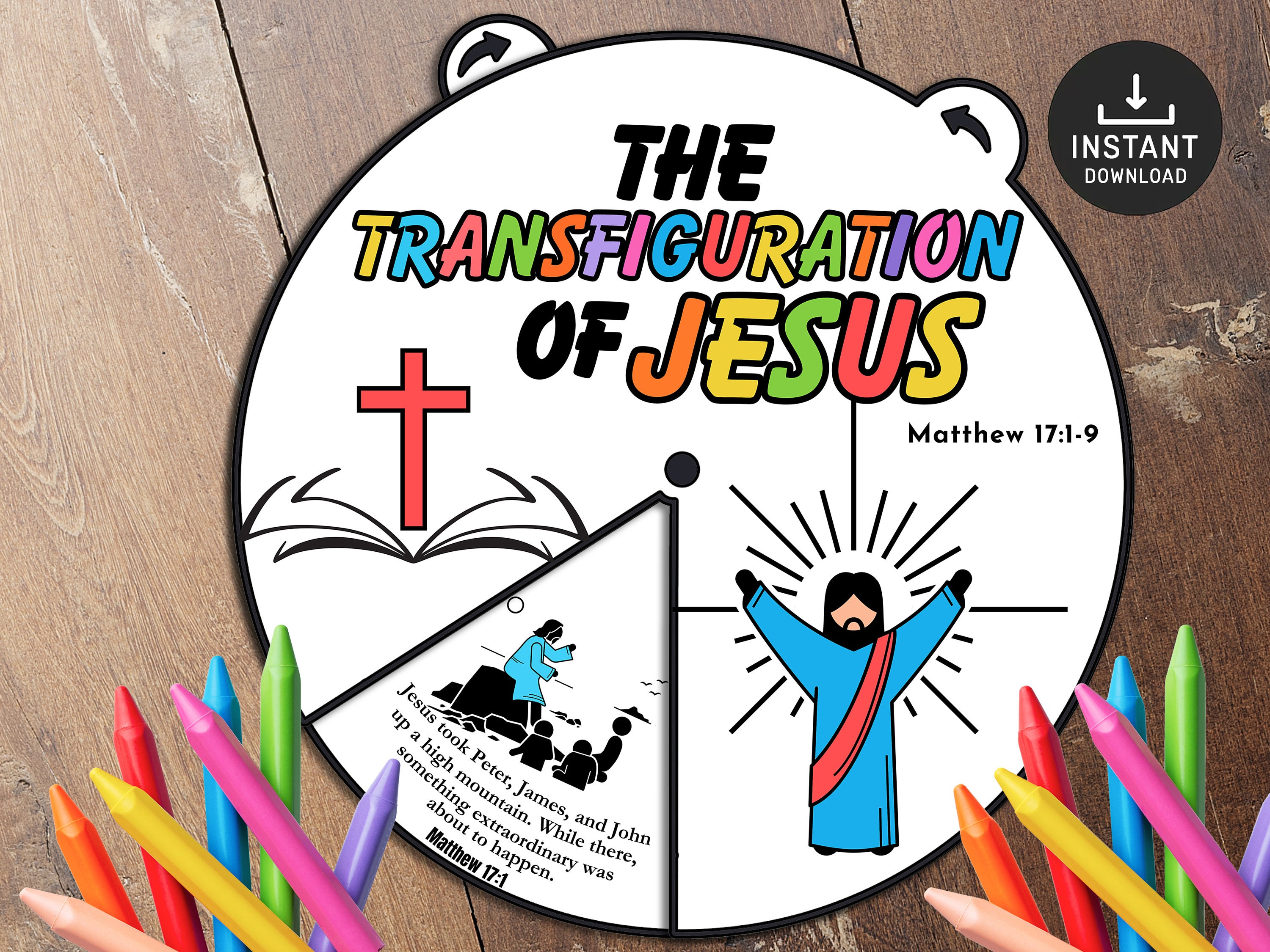 Transfiguration Of Jesus Coloring Page Church Of The Transfiguration